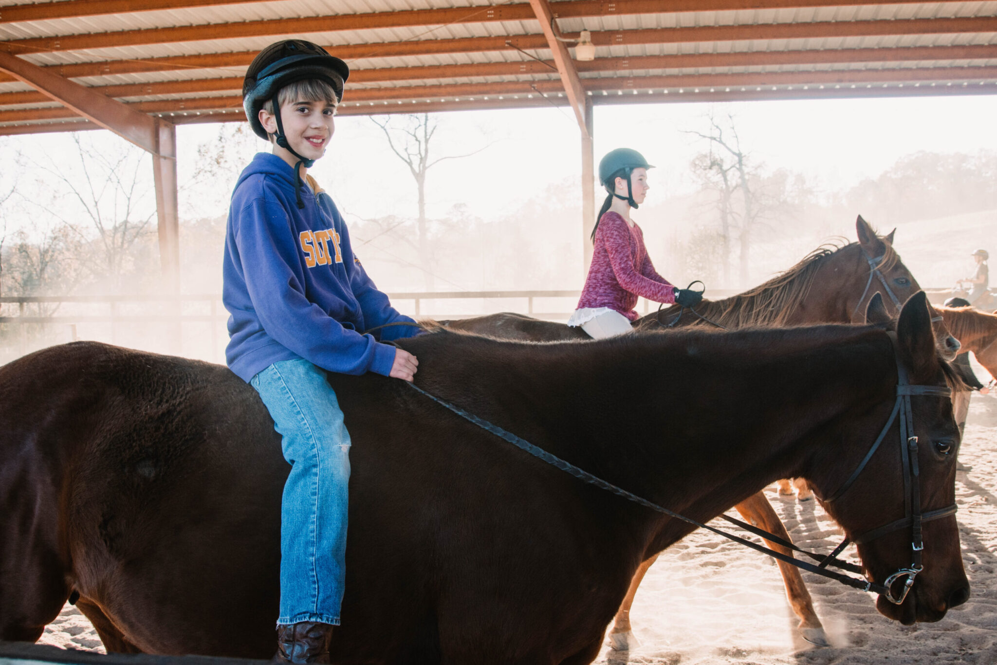 Group Horseback Riding Lessons in Knoxville | Blue Point Stables
