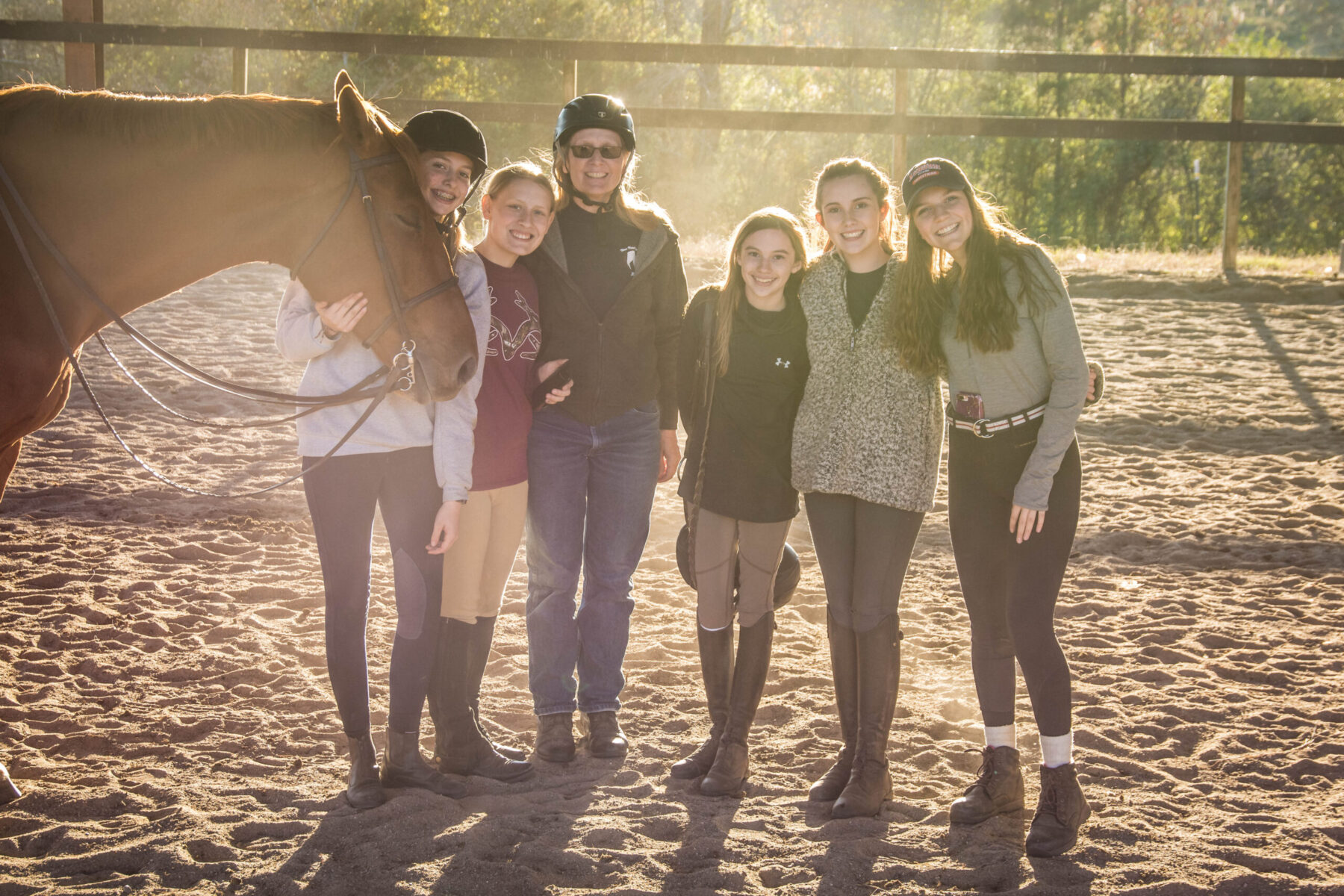 Group Horseback Riding Lessons in Knoxville | Blue Point Stables
